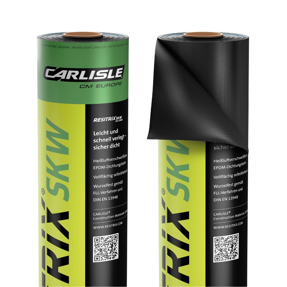 RESITRIX® SK W FullBond - 1m Breite EPDM Dachfolie zum verschweißen ...